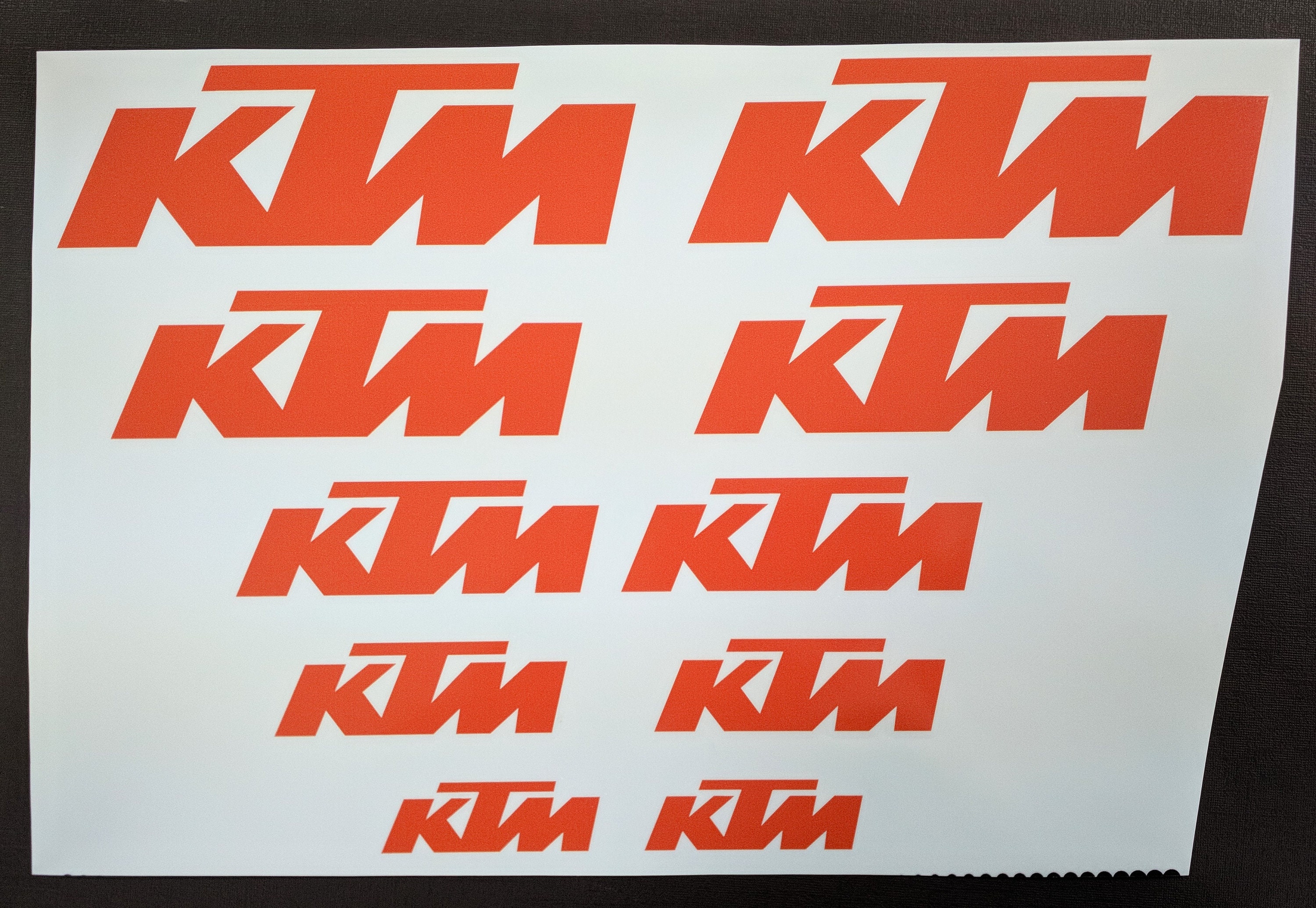 Fe Stickers Grafic Moto KTM Logo Set Vinyl Decals Motorcycle Race - Etsy