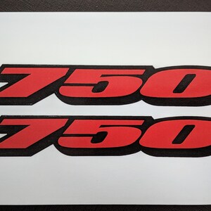 TP GSXR ""750" Fairing Decals / Stickers - Etsy