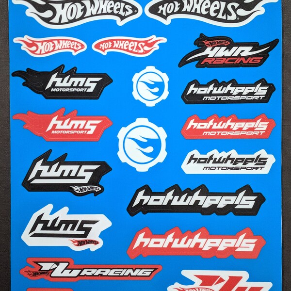 Hot Wheels Stickers and Decals - Etsy
