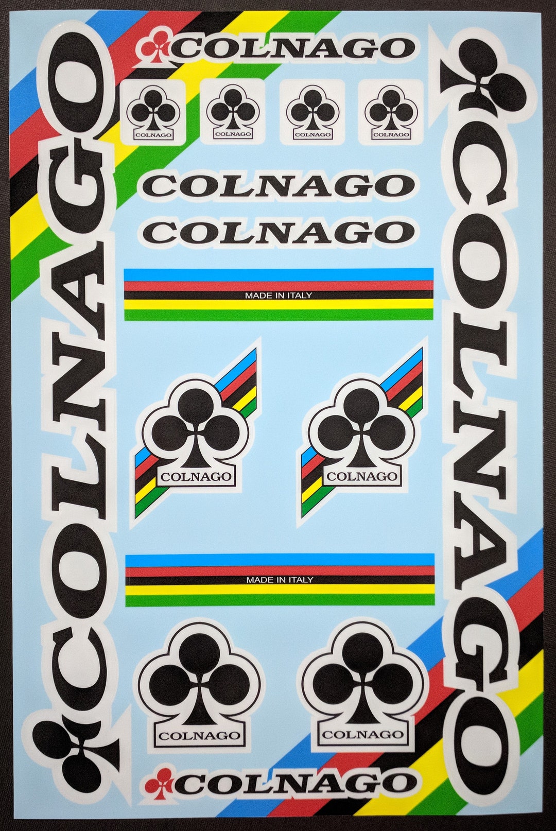 Colnago Decals Stickers Bicycle Vinyl Graphic Autocollant Aufkleber ...