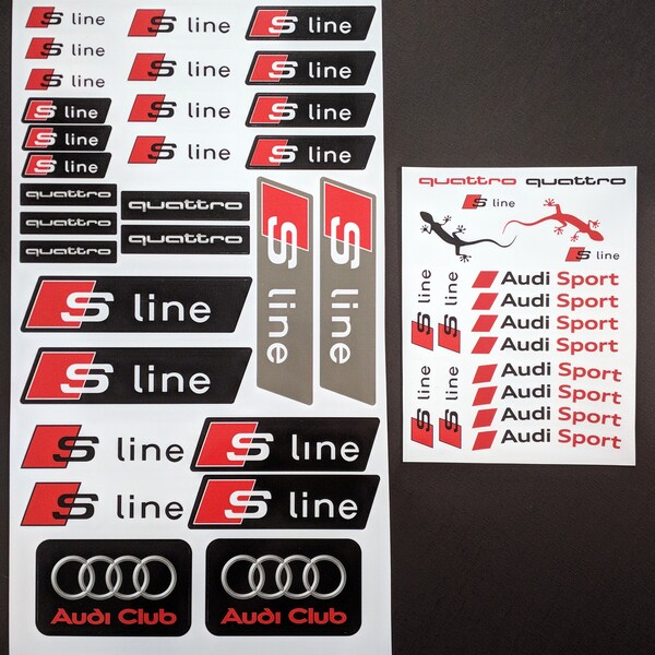 Audi Line Sticker - Etsy
