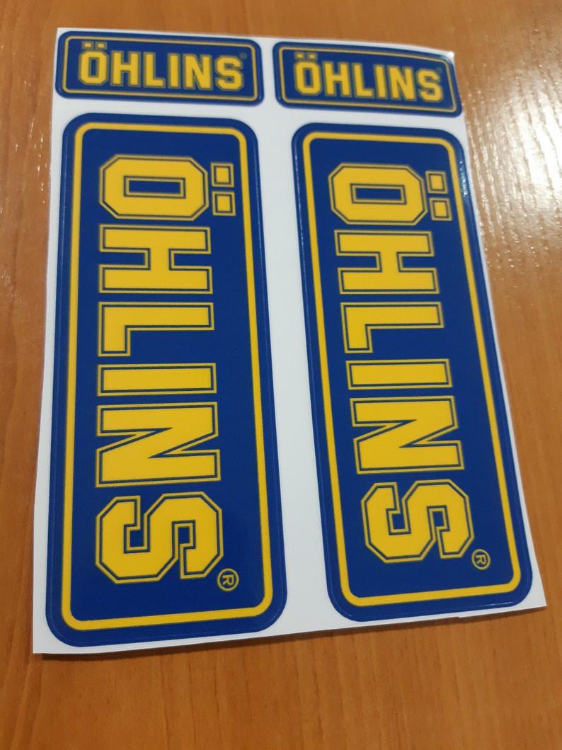 OHLINS Fork Shock Damper Stickers Graphics Decals Kawasaki - Etsy Australia