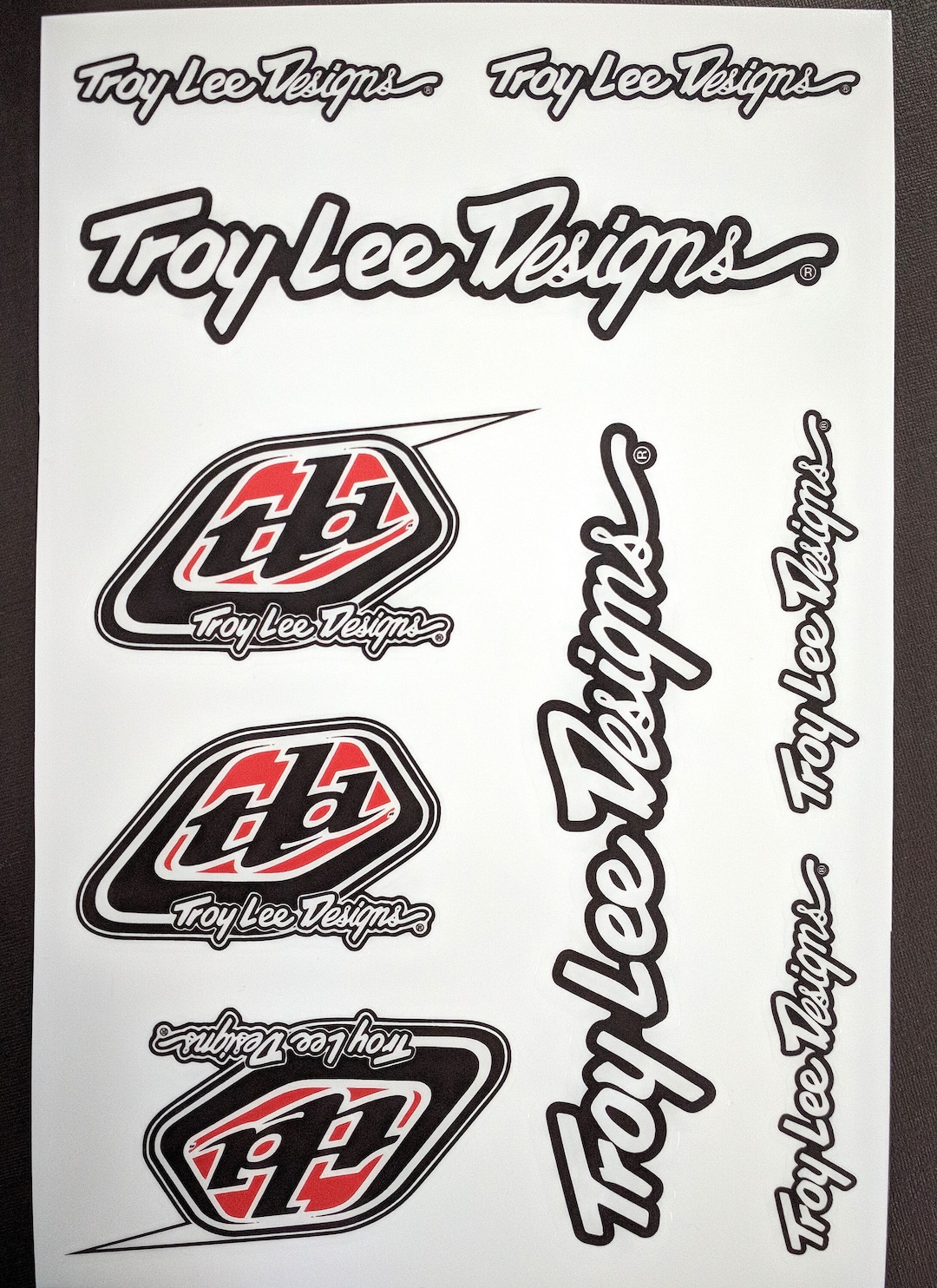 Troy Lee Designs Decals Stickers Heavy Duty Vinyl Stickers - Etsy