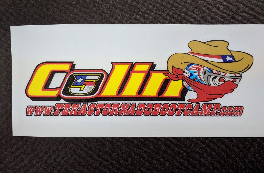 A Gloss Laminate Sticker by Colinedwards.com for Driver Colin Edwards ...