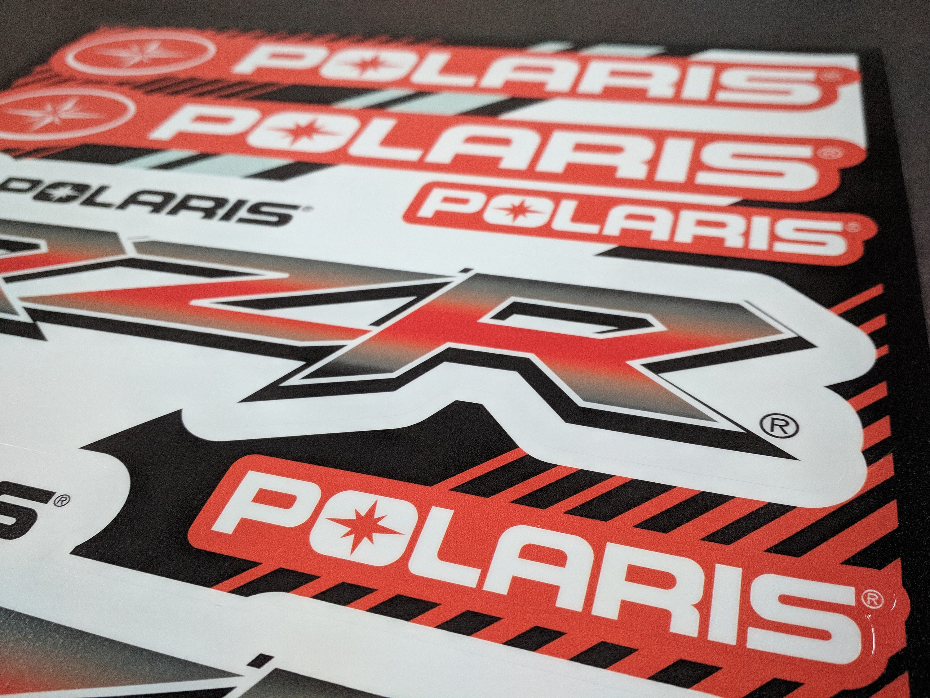Polaris RZR Razor Sticker Decal Sheet Red - Etsy