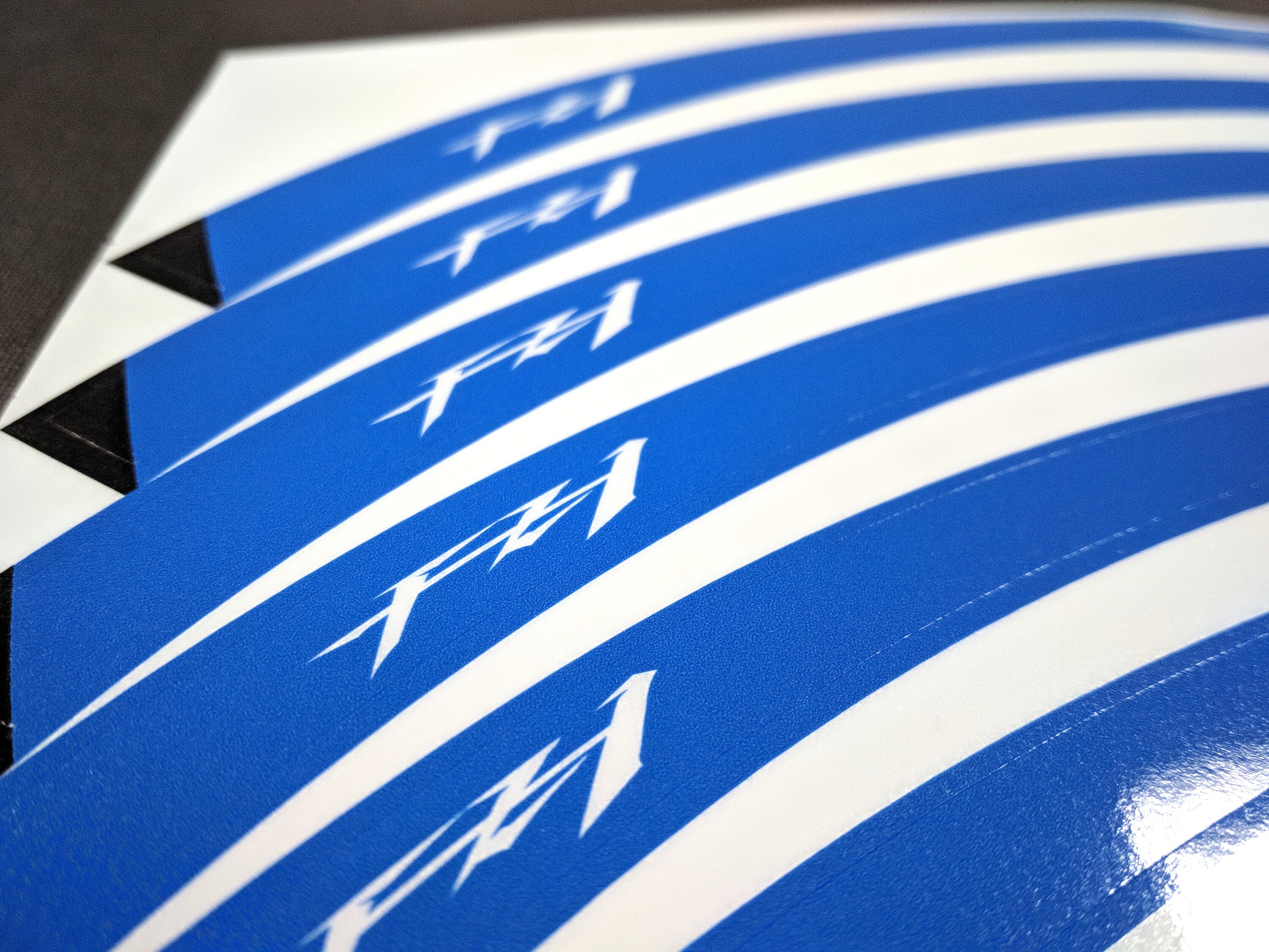 Yamaha Fazer FZ1 Motorcycle Bike Wheel Decals Rim Stickers Set Stripes ...