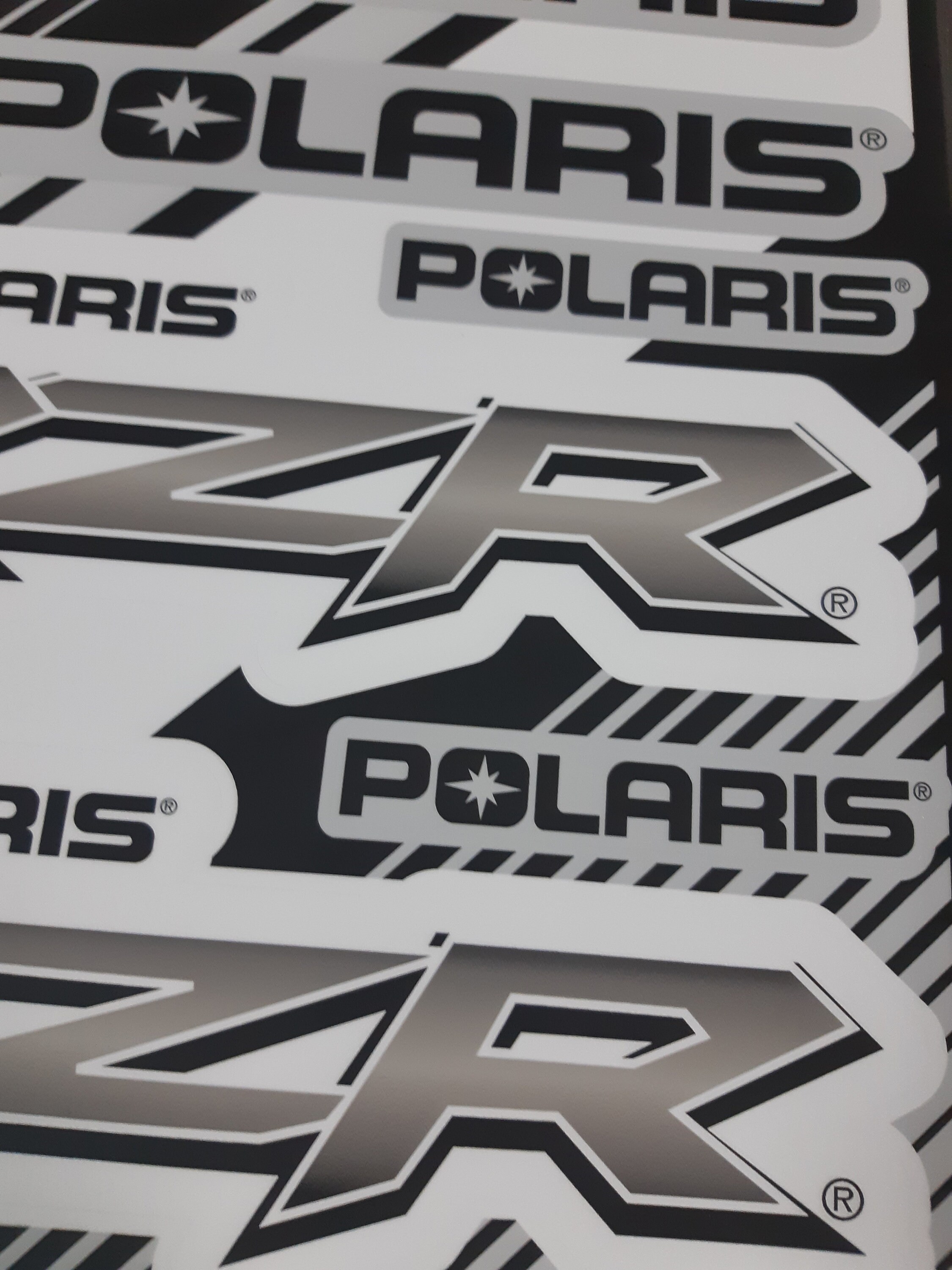 Polaris RZR Razor Sticker Decal Sheet Grey Set for Bikes - Etsy