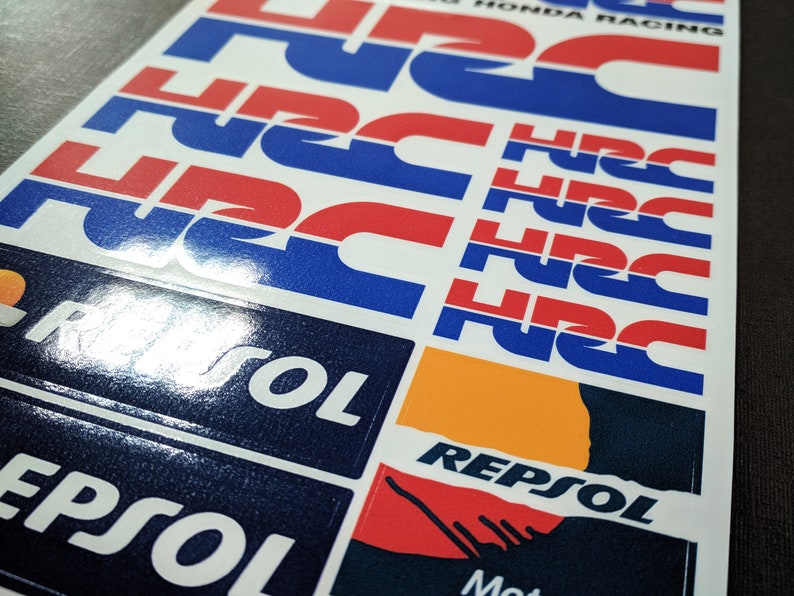 CBR1000R Sticker Set Decal Sheet 16 HRC Stickers - Etsy