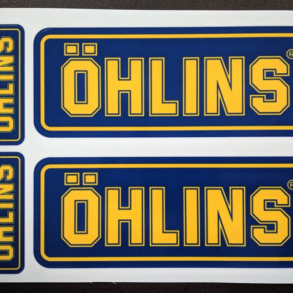 Ohlins Fork Decals - Etsy