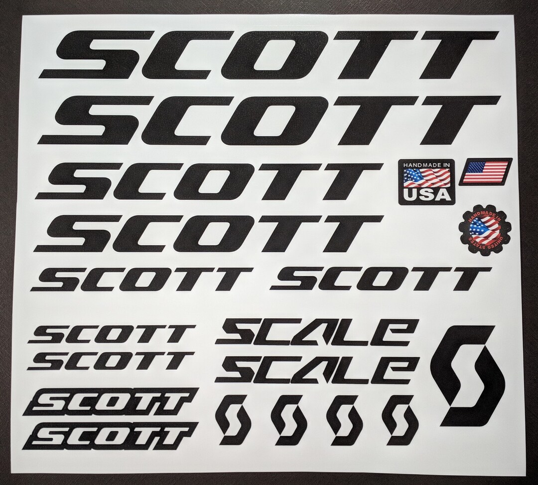 Scott Decals Sticker Bicycle Graphic Sticker Sticker Sticker - Etsy