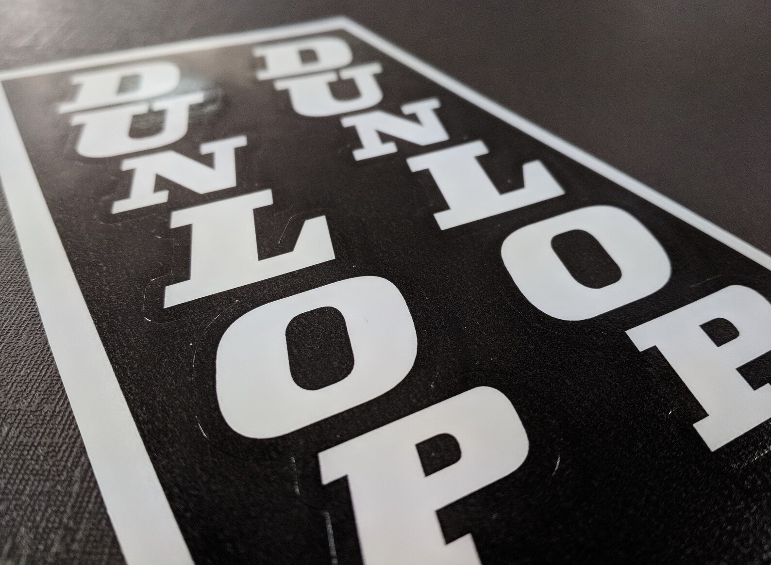 TP Vertical DUNLOP Stickers / Decals for Fork Front Mudguard X2 (150mm ...