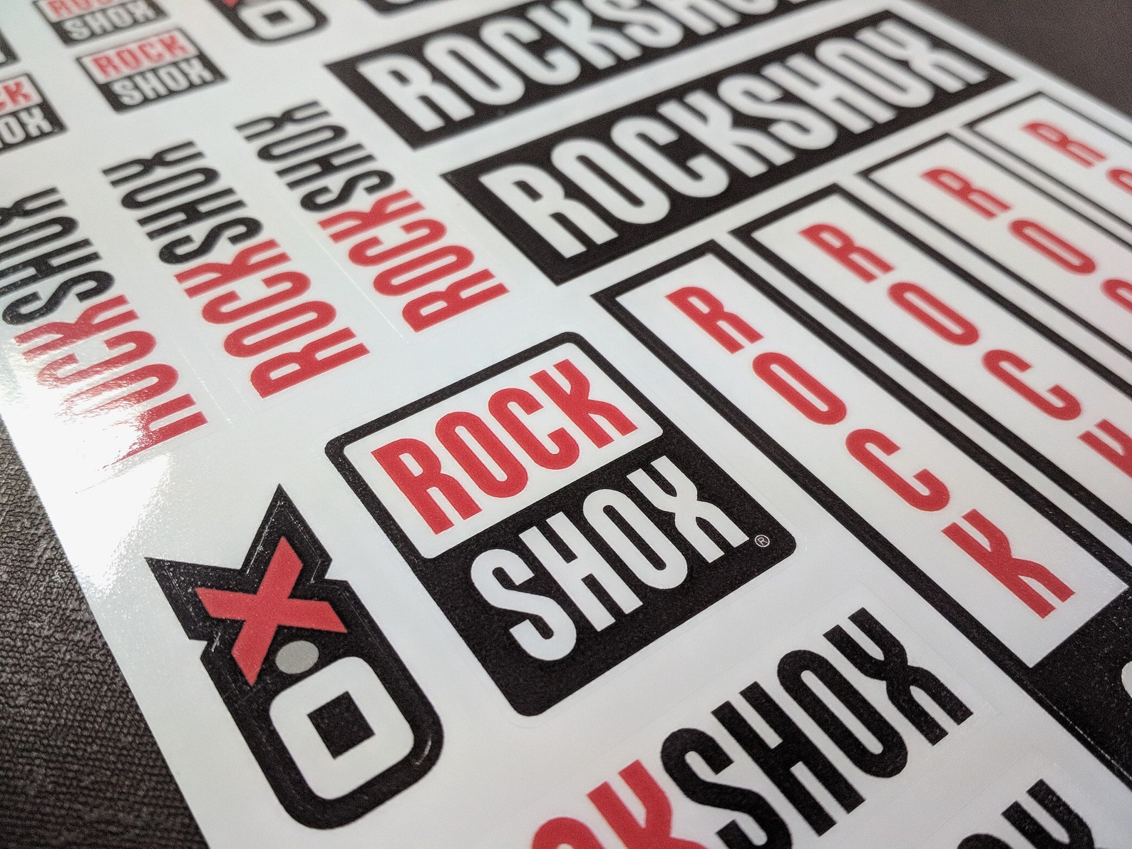 Rock Shox Fork Bike Shock Decal Sheet 22 Stickers Set Bicycle - Etsy