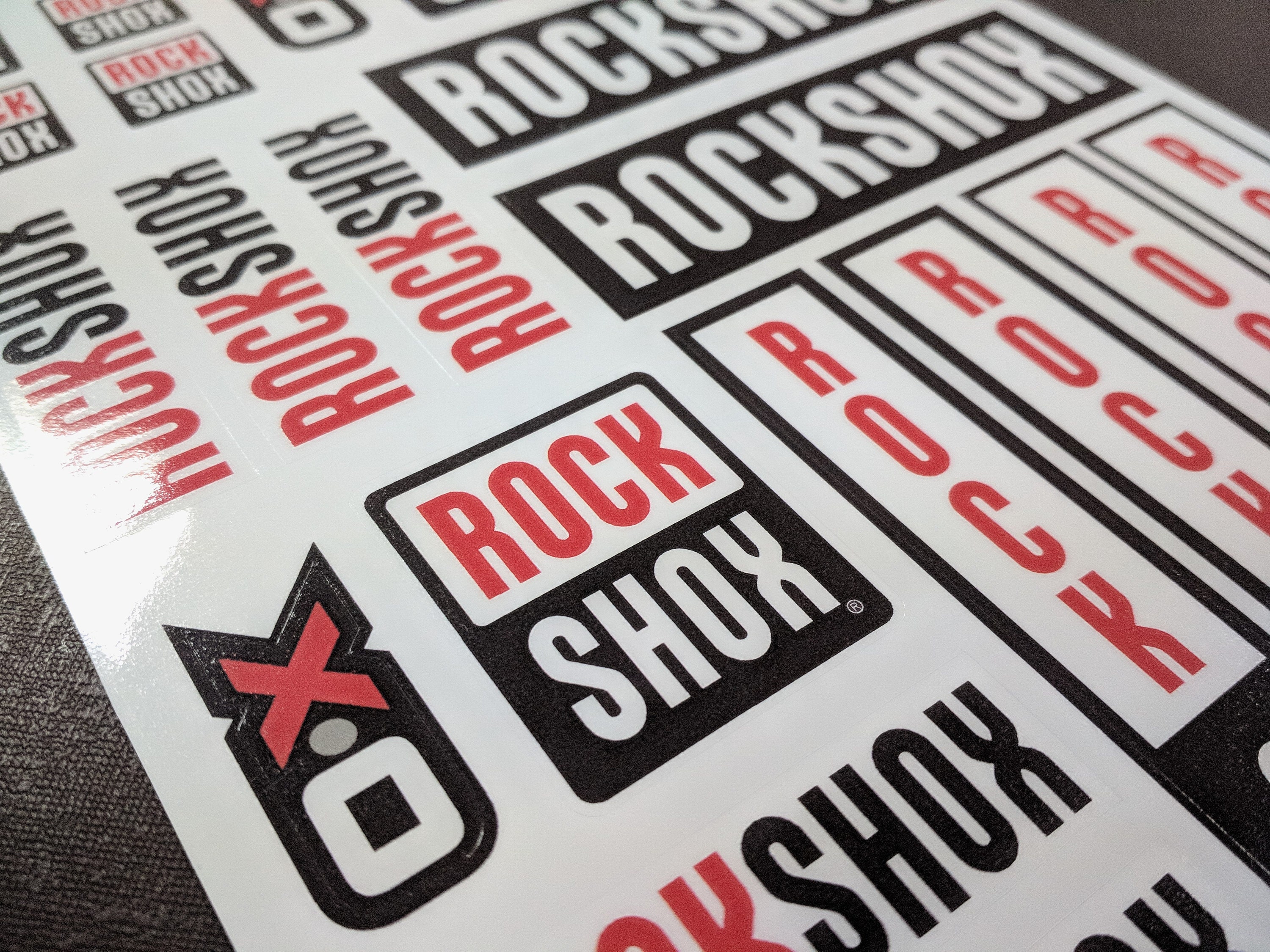 Rock Shox Fork Bike Shock Decal Sheet 22 Stickers Set Bicycle - Etsy