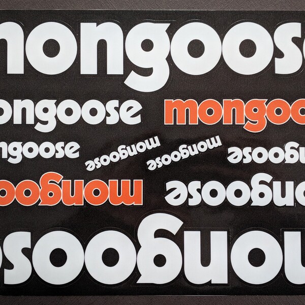 Mongoose Decals - Etsy