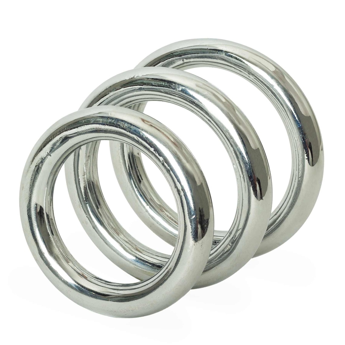 Iron Rings (pair) Chrome-plated for Hung Gar Kung Fu and Weight ...