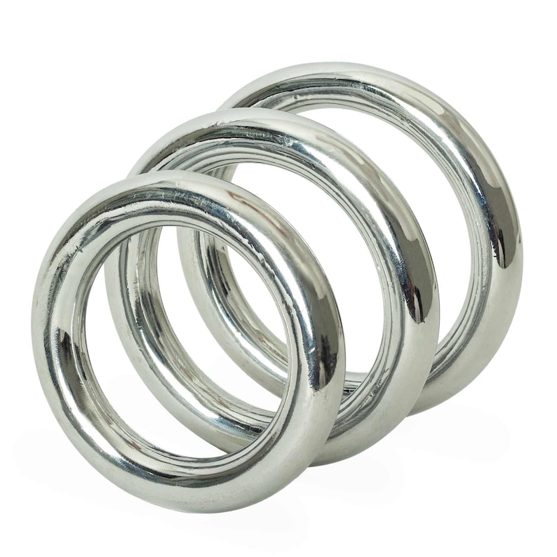Iron Rings (pair) Chrome-plated for Hung Gar Kung Fu and Weight ...