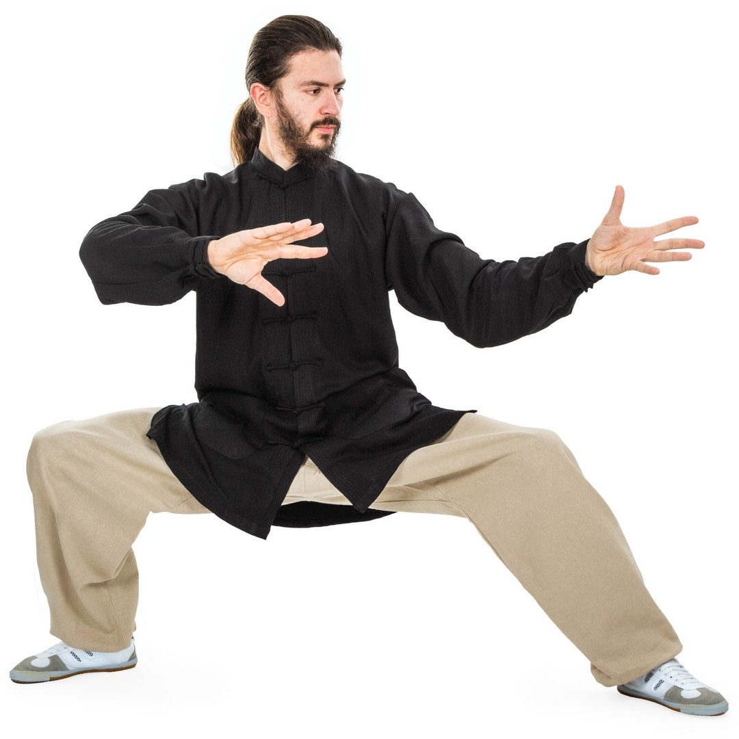 Cotton Linen (light) Kung Fu Qi Gong Tai Chi Shirt - for Martial Arts ...