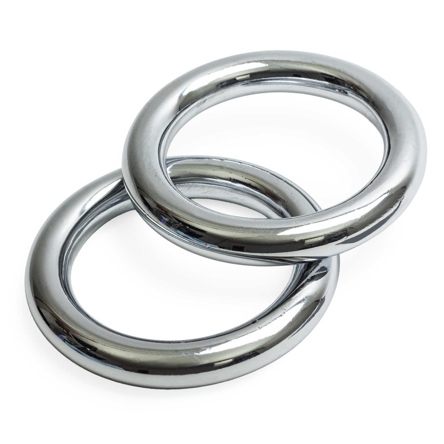 Iron Rings (pair) Chrome-plated for Hung Gar Kung Fu and Weight ...