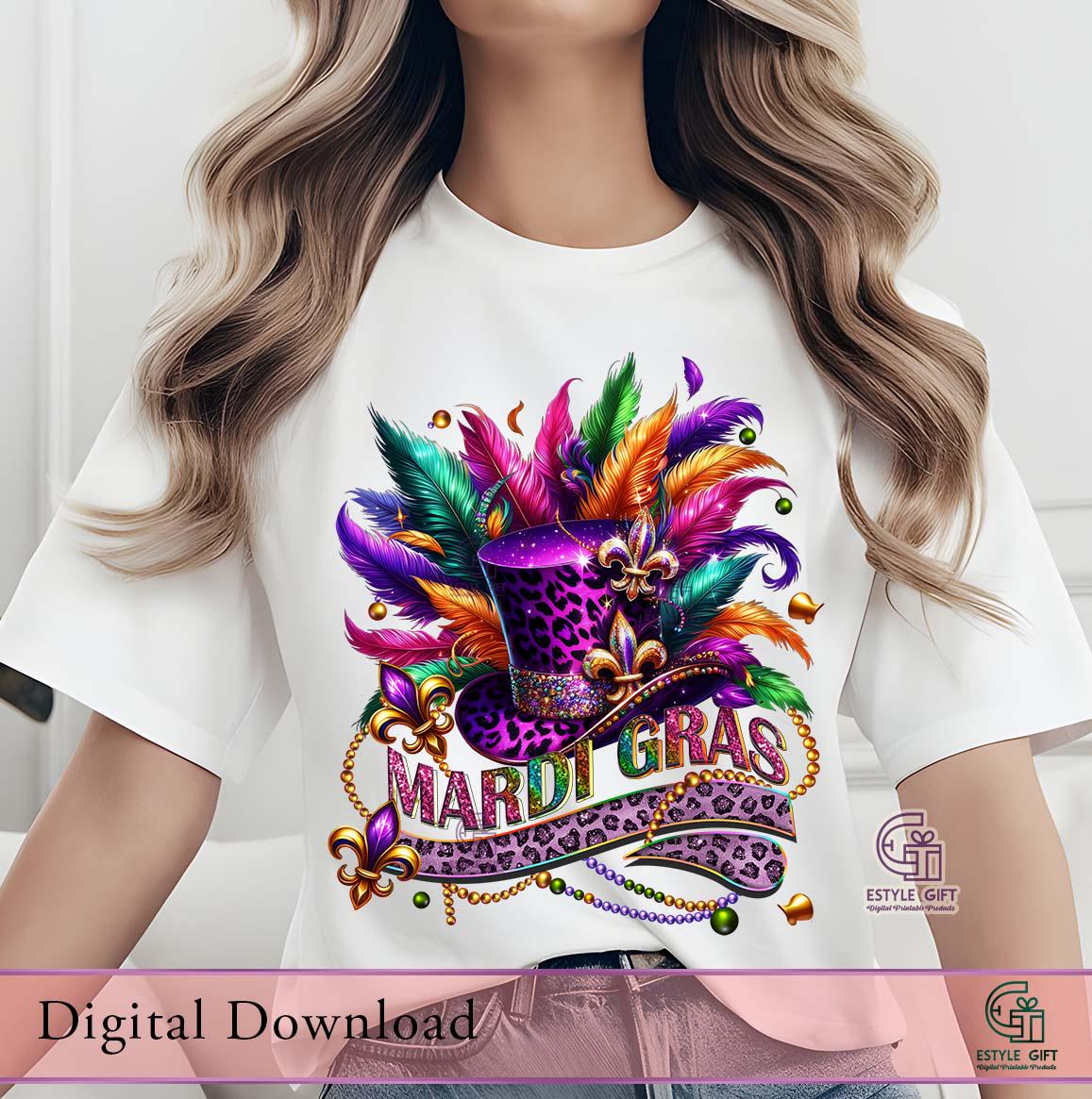 Mardi Gras Hat Png, Fleur De Li Sublimation, Its Mardi Gras Y'all ...