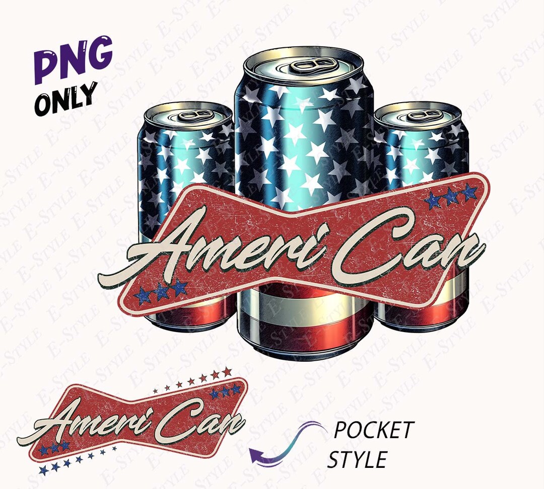 Ameri Can Png, 4th of July Png, Sublimation Designs, USA Independence Day, American for T-shirt ...