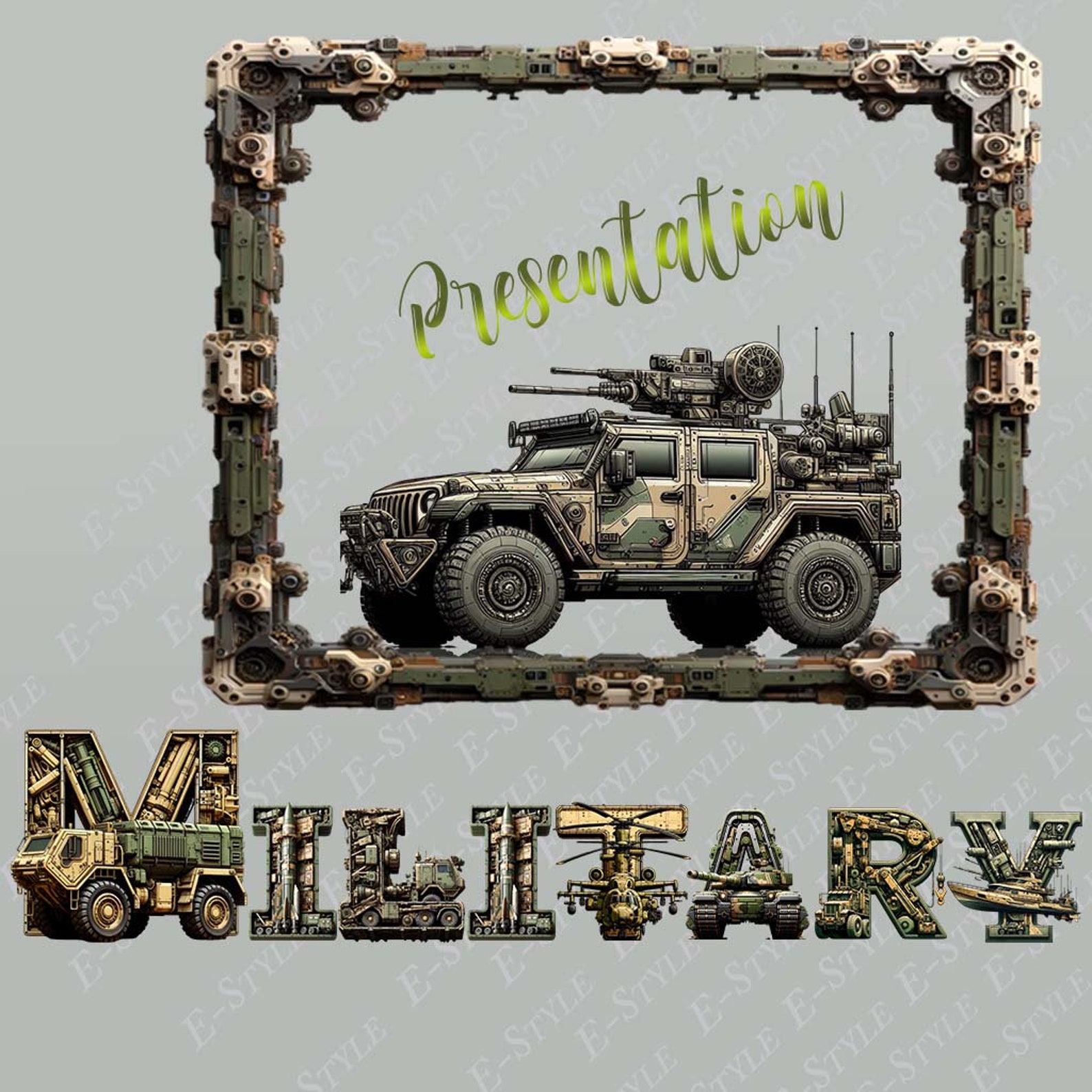 Military Alphabets PNG | Sublimation and DTF | High-quality Digital ...