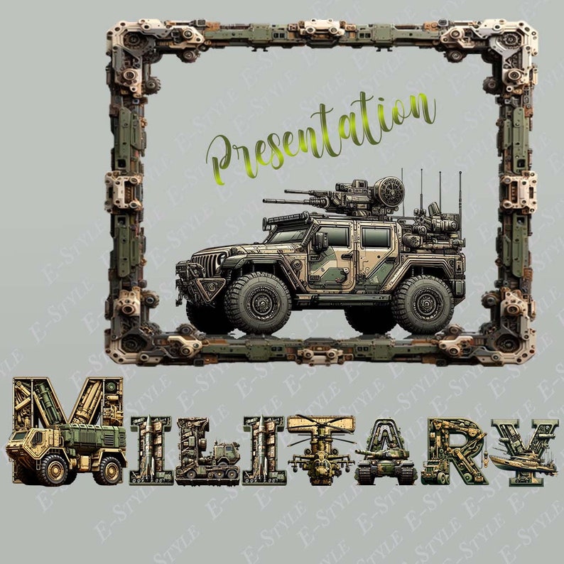 Military Alphabets PNG | Sublimation and DTF | High-quality Digital ...