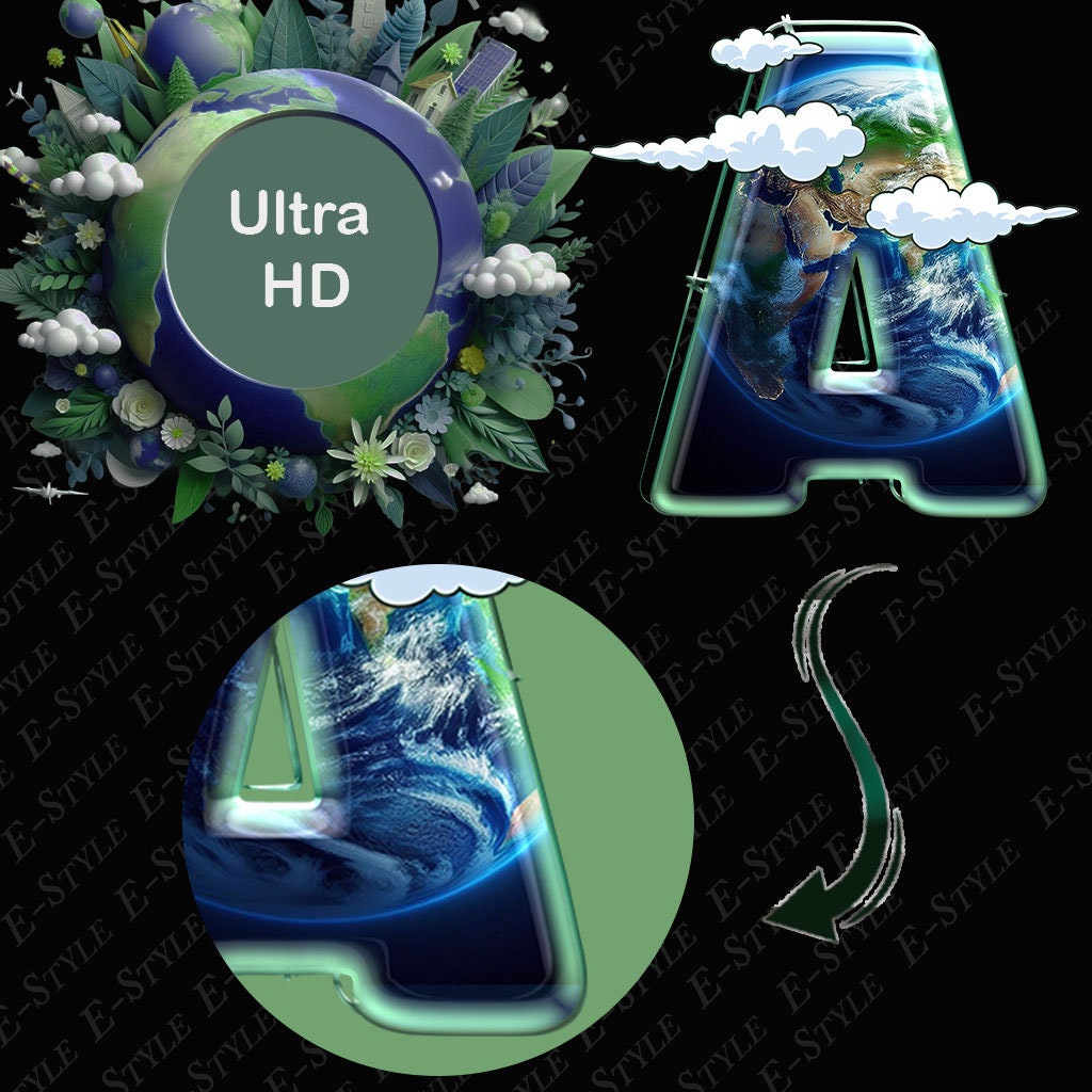 Earth Day Alphabets PNG, School and Educational Projects, Dtf, Number ...