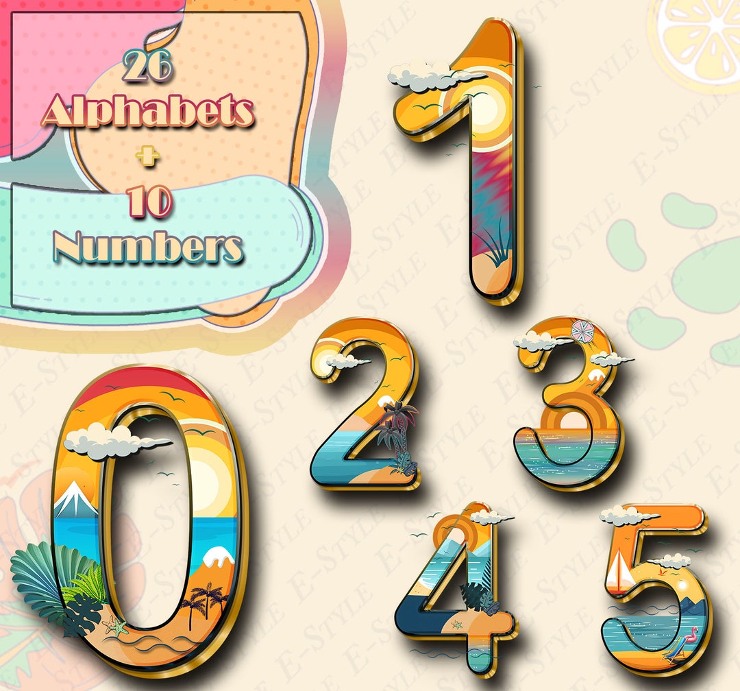 Pool Party Invitation Doodles Clipart Beach Sublimation Summer Clipart ...