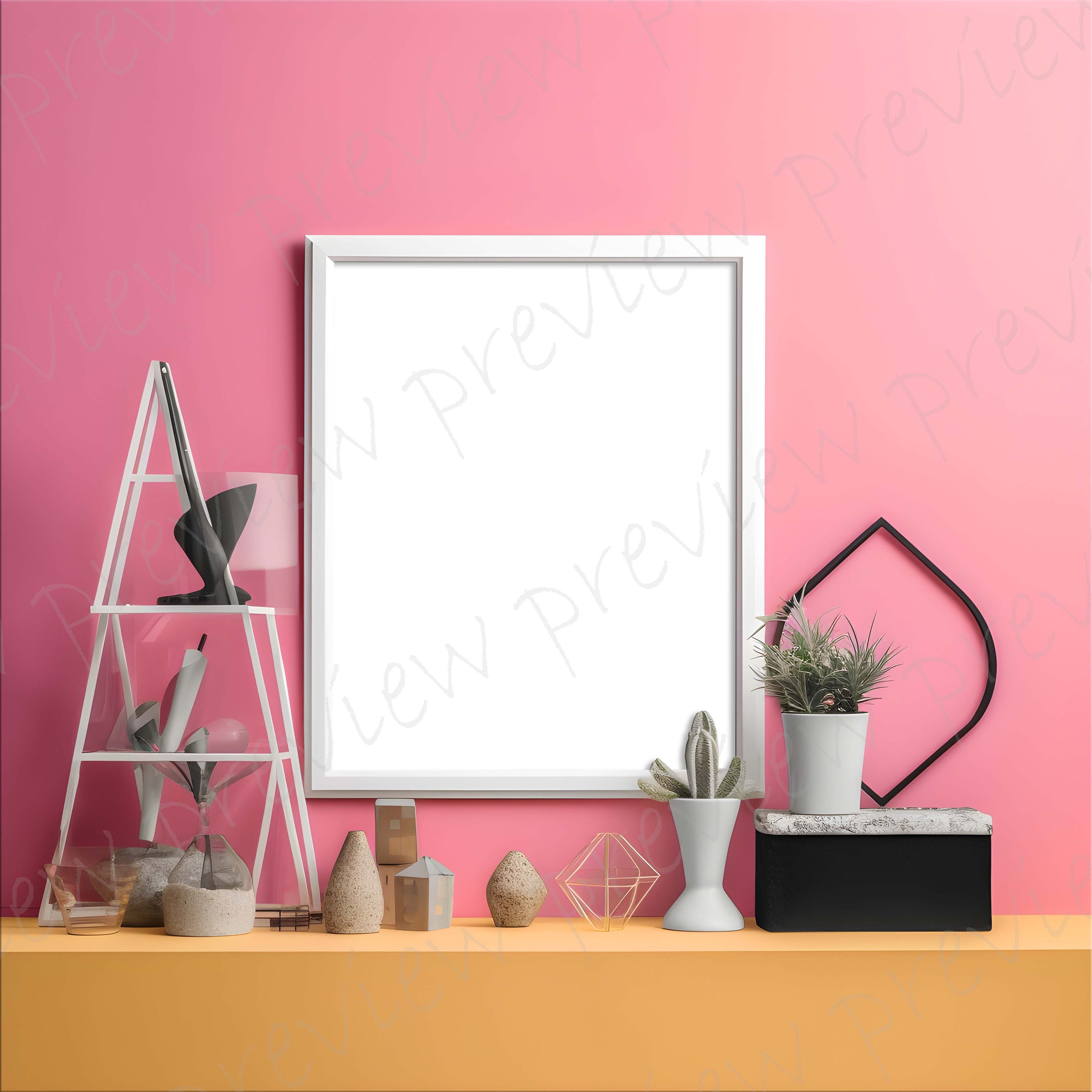 Mockup Bundle 100 Picture Frame Png's With Tutorial - Etsy