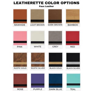 Custom Personalized Leatherette Hat Patch - Engraved Design, Color ...