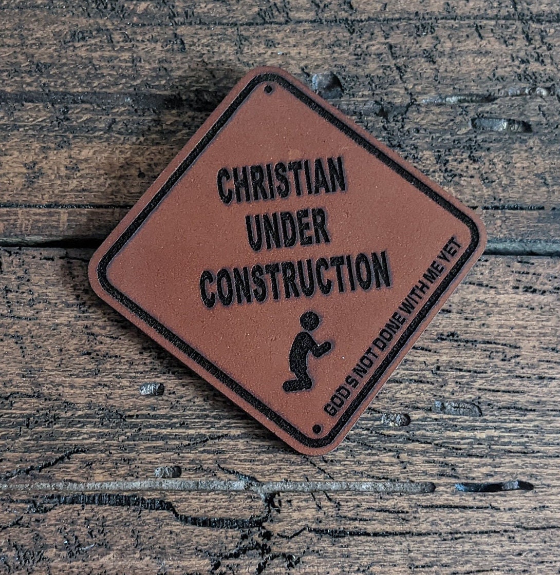 Jesus Christian God Cross Faith 100% Genuine Leather Patch - Etsy
