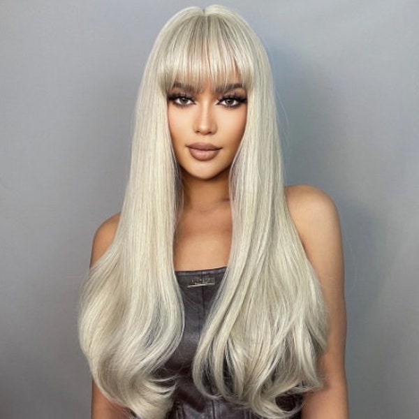 Fake Blonde Highlighted Bangs - Etsy