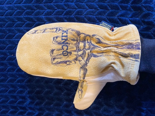 Skeleton Hand Kinco Mittens - Etsy