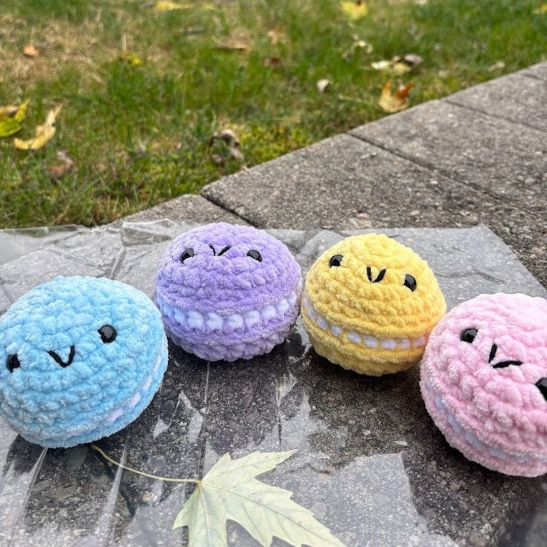 Macaron Crochet Plushie - Etsy