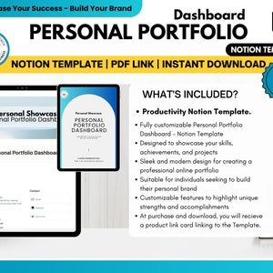 TBB Personal Showcase - Personal Portfolio Dashboard | Notion Template ...