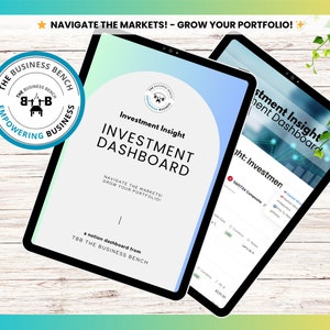 TBB Investment Insight - Investment Dashboard | Notion Template | Navigate the Markets & Grow ...