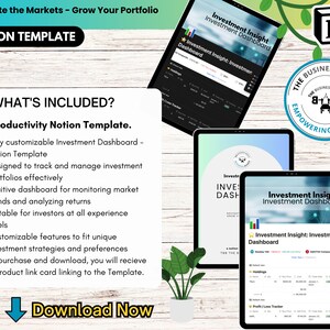 TBB Investment Insight - Investment Dashboard | Notion Template | Navigate the Markets & Grow ...