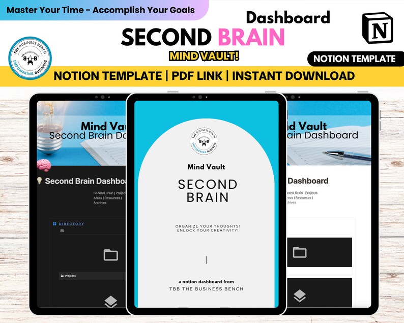 TBB Mind Vault | Second Brain Dashboard | Notion Template | Organize Your Thoughts & Unlock Your ...