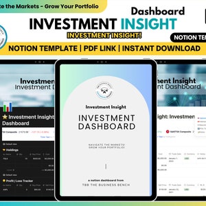 TBB Investment Insight - Investment Dashboard | Notion Template | Navigate the Markets & Grow ...