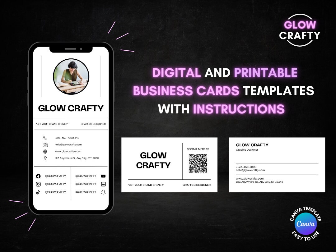 Digital Business Card & Business Card Bundle Real Estate Marketing ...