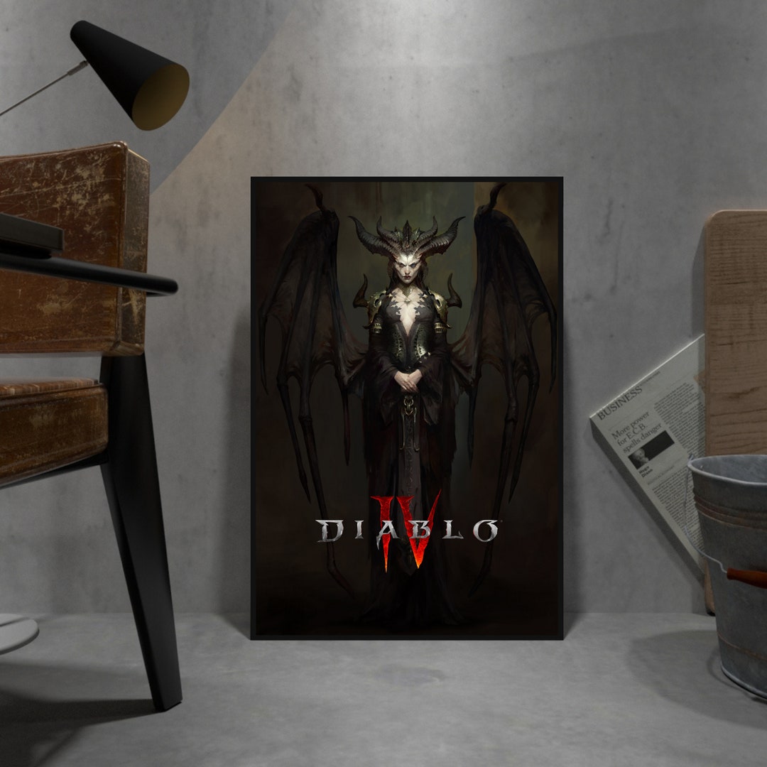 Diablo IV Poster, Daughter of Hatred Wall Art, Wall Decor, Rolled ...
