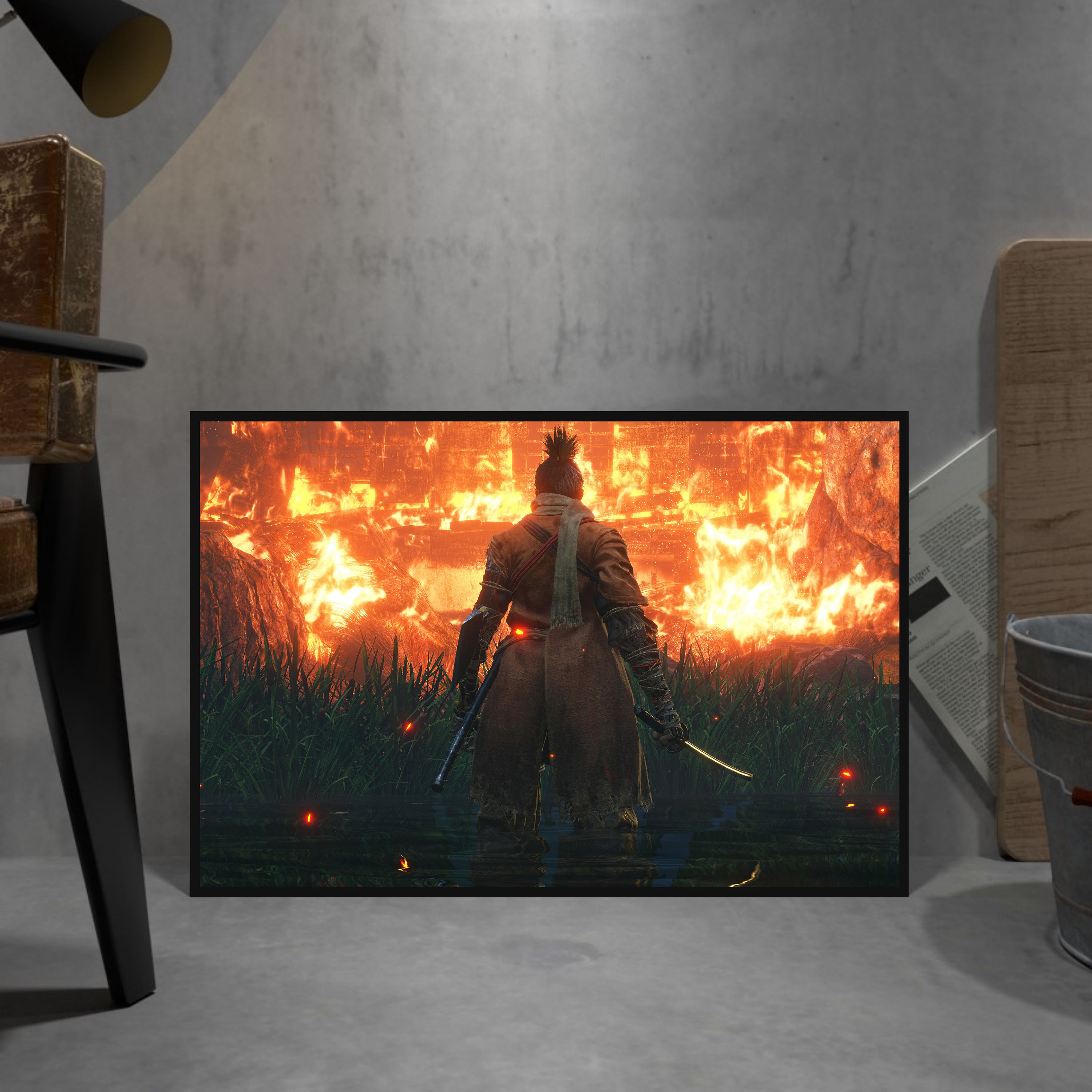Sekiro: Shadows Die Twice Poster Wall Art Wall Decor Rolled - Etsy Hong ...