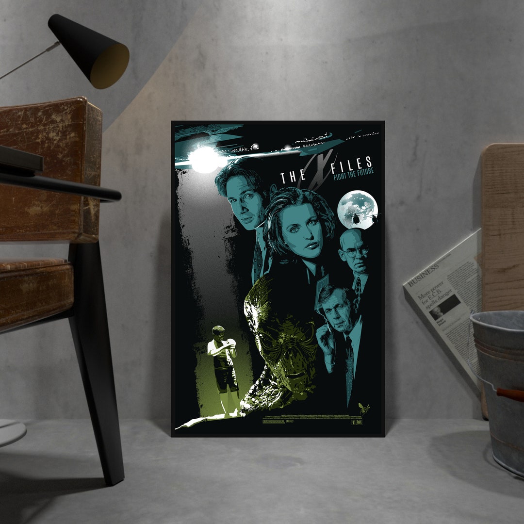 The X Files Poster, David Duchovny Wall Art, Wall Decor Rolled Canvas ...