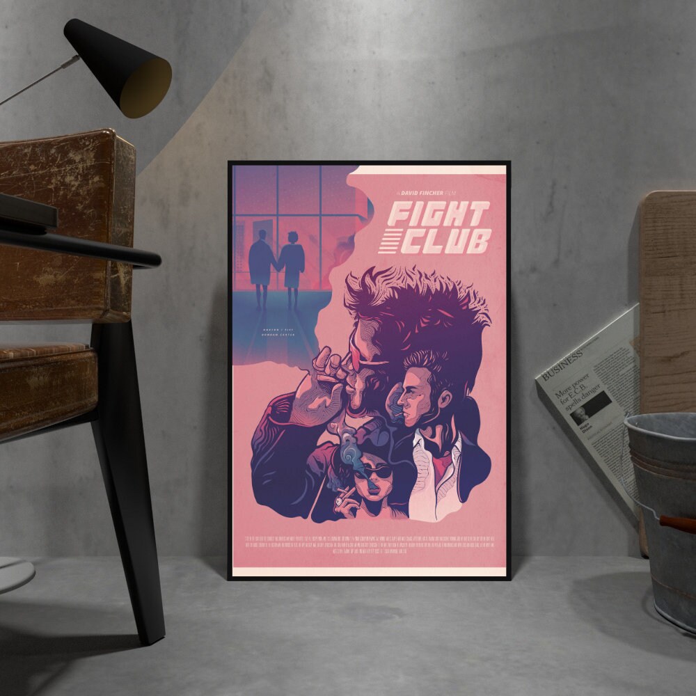 Fight Club Poster, Tyler Durden Wall Art | Printerval Canada
