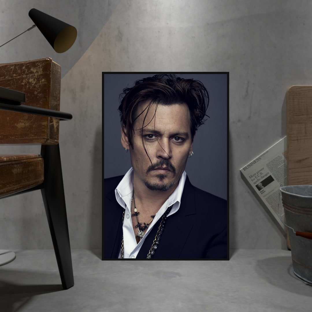 Johnny Depp Poster Hollywood Actor Wall Art Wall Decor - Etsy