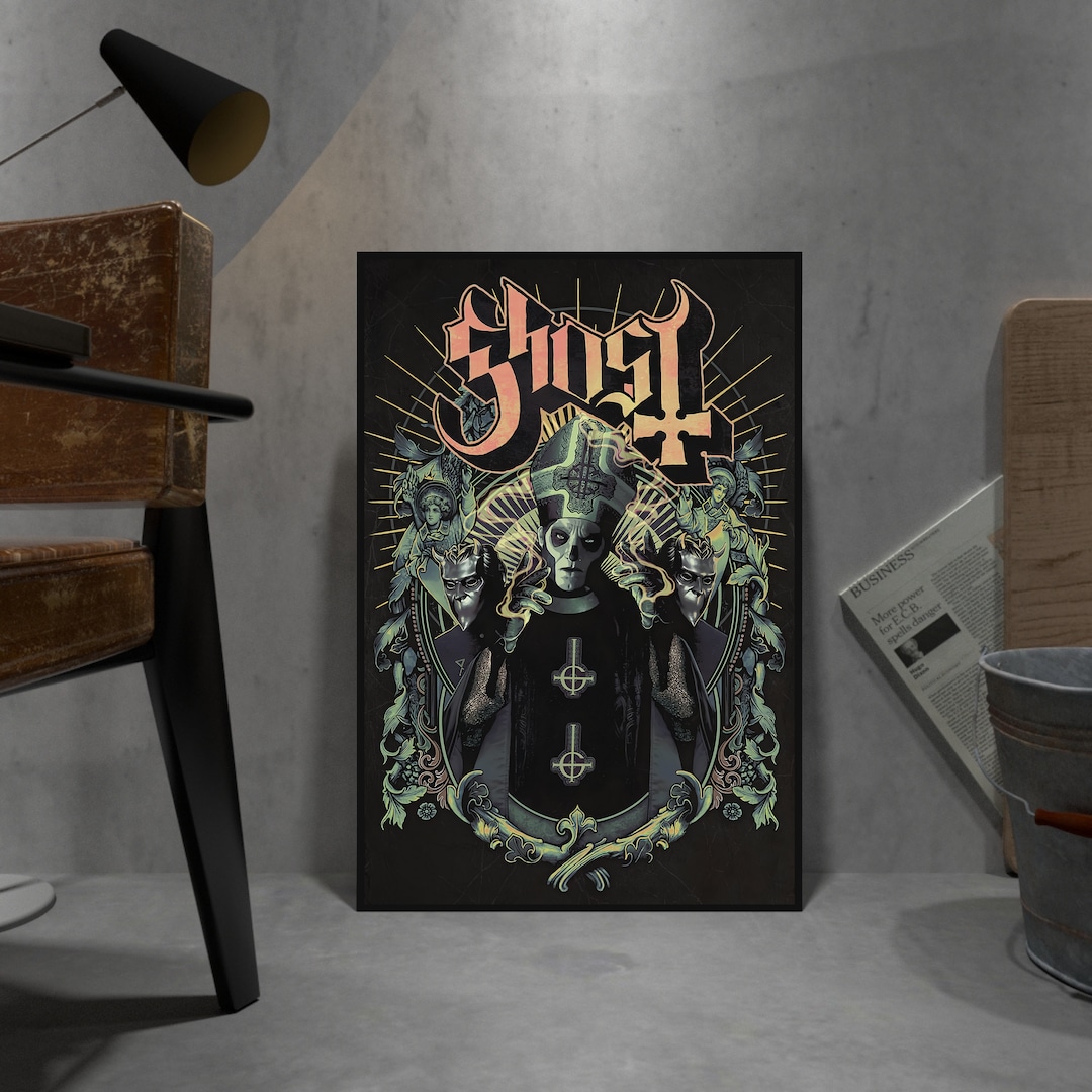 Ghost Band Poster, Tobias Forge Wall Art, Swedish Band Wall Decor ...