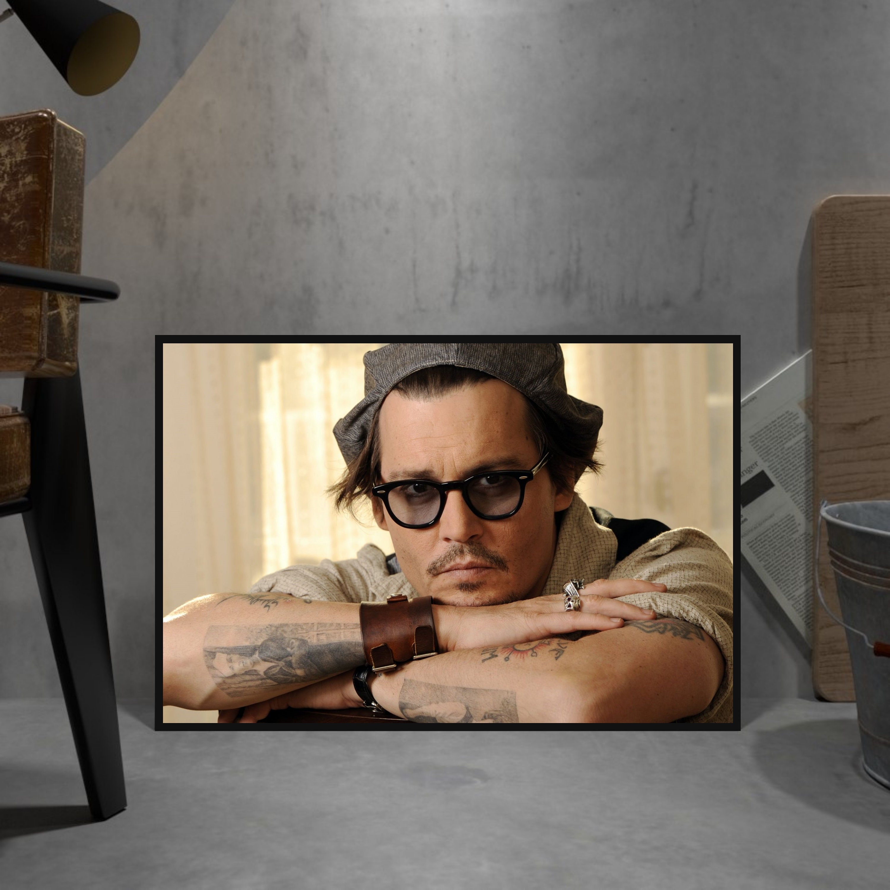 Johnny Depp Poster Hollywood Actor Wall Art Wall Decor - Etsy