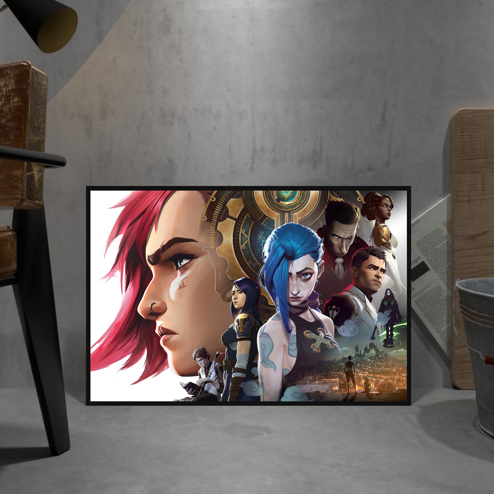 Arcane Poster Jinx Wall Art Vi Wall Decor Rolled Canvas - Etsy