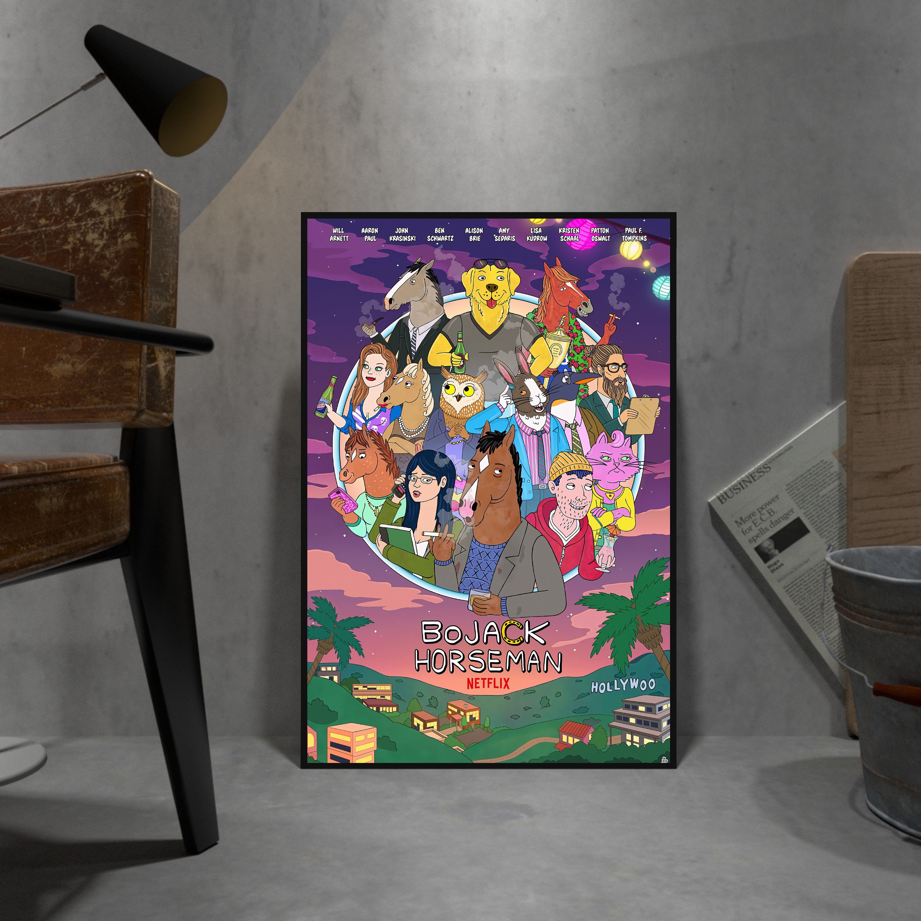 BoJack Horseman Póster, Bojack Horseman TV Series Película de Comedia ...