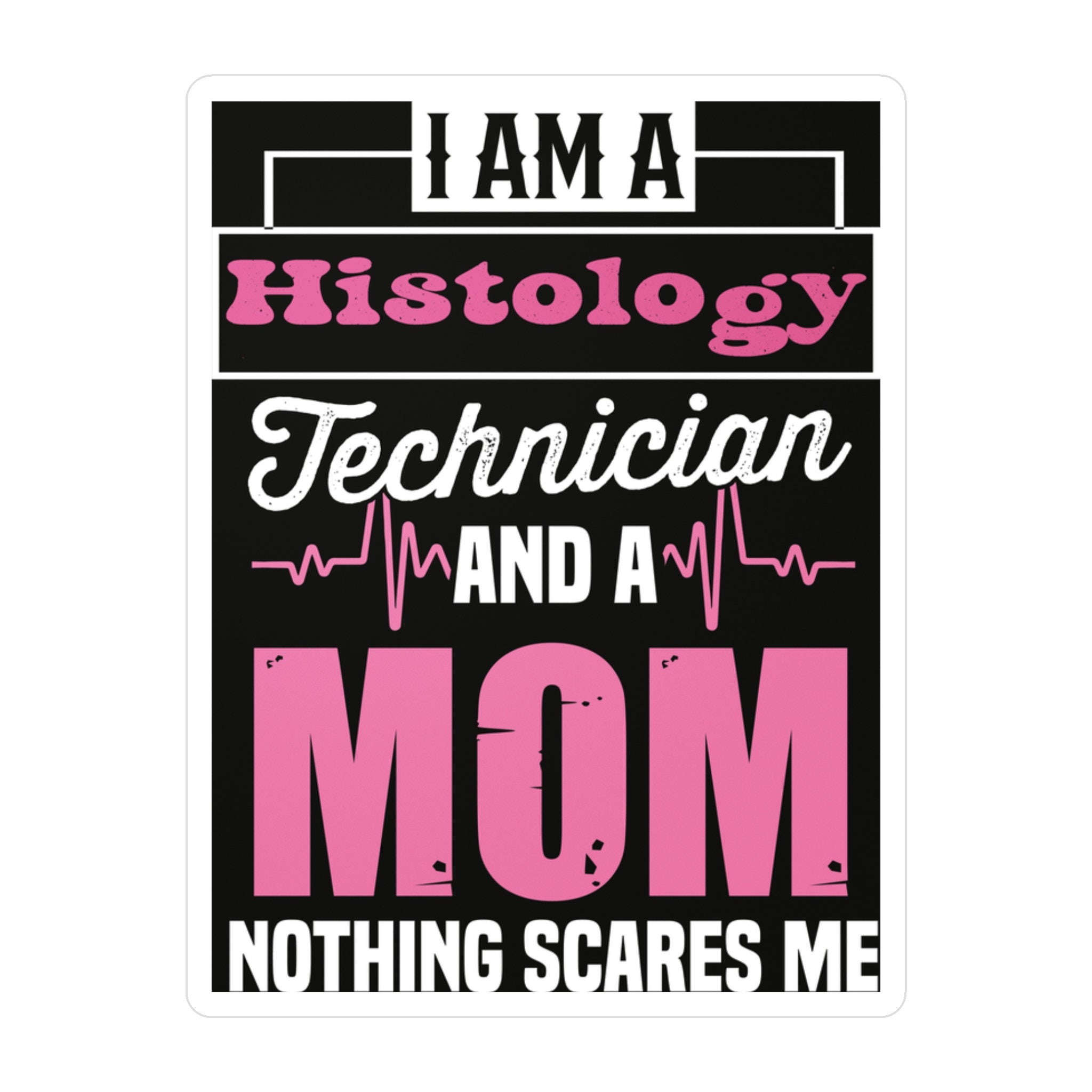 Histology Mom Vinyl Decals, Histology Sticker for Window, Lab Week Gift ...